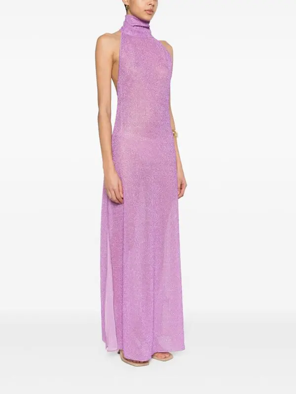 Oseree Lurex Maxi Dress