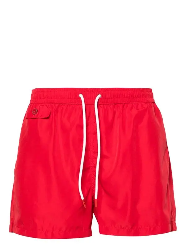Kiton Drawstring-waist Swim Shorts