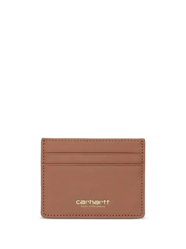 Carhartt Work In Progress Vegas Leather Cardholder - Brown