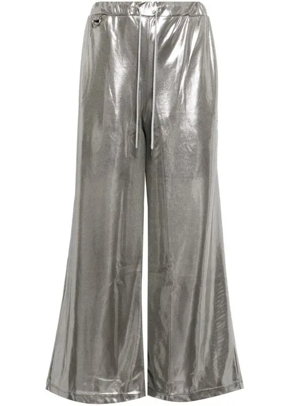DOUBLET Metallic-finish Wide-leg Trousers