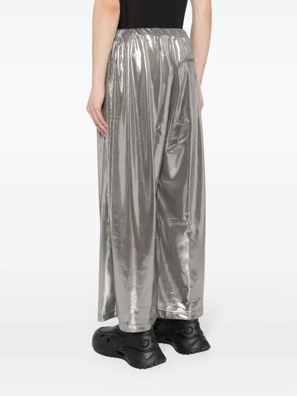 DOUBLET Metallic-finish Wide-leg Trousers