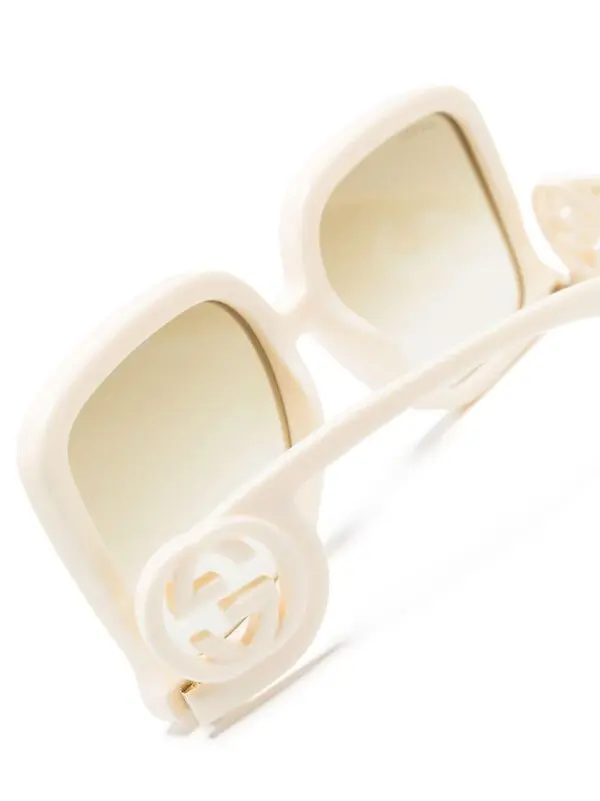 Gucci Interlocking-g Oversize-frame Sunglasses