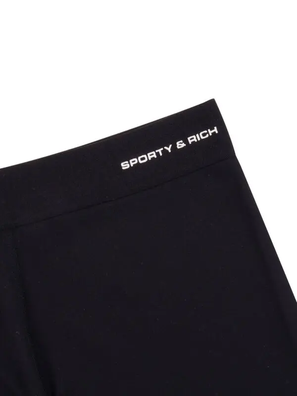 SPORTY & RICH Logo-print Shorts