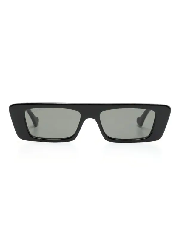 Gucci Rectangle-frame Sunglasses - Black