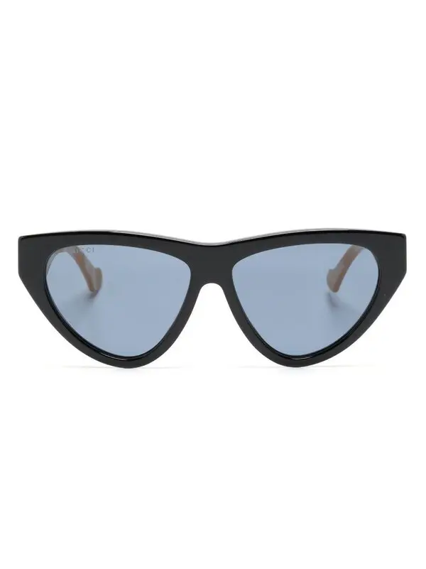Gucci Cat-eye Frame Sunglasses - Black