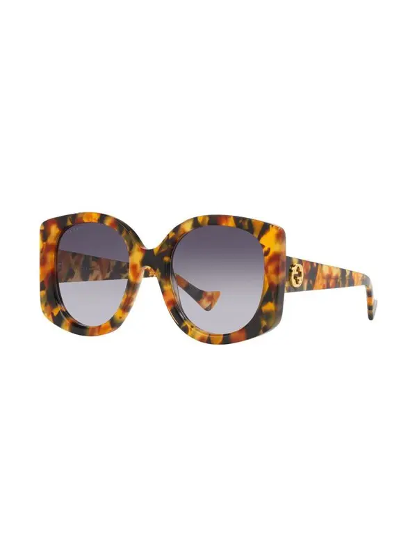 Gucci Oversized Sunglasses - Brown