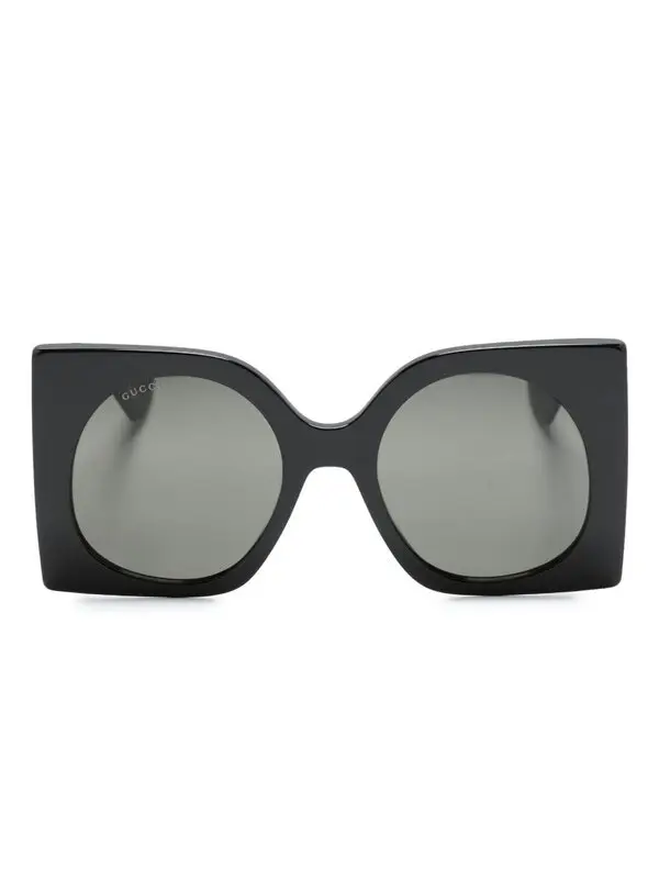 Gucci Oversize Square-frame Sunglasses - Black