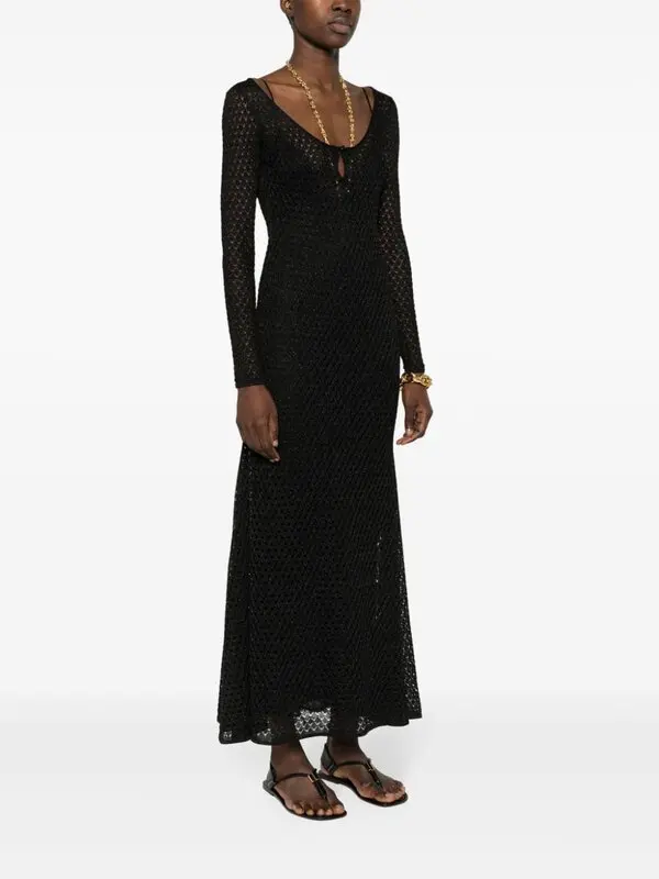 TOM FORD Lurex Crochet Maxi Dress