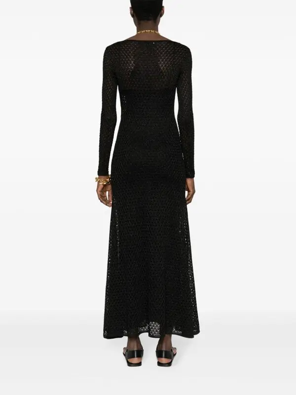 TOM FORD Lurex Crochet Maxi Dress