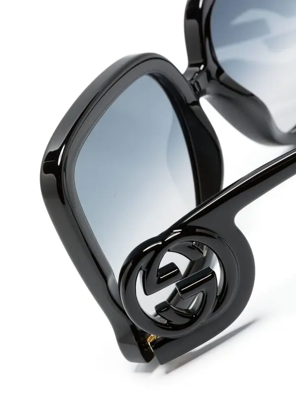 Gucci Interlocking-g Oversize-frame Sunglasses
