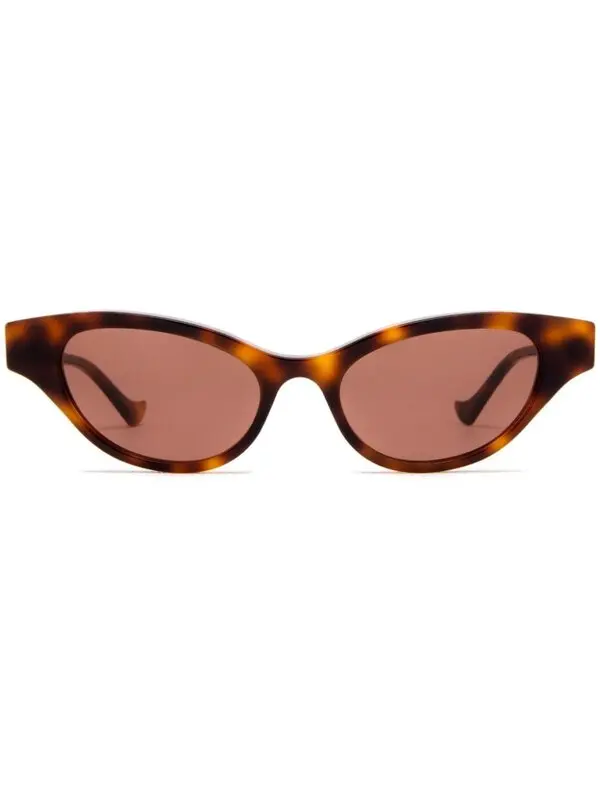 Gucci Cat-eye Frame Sunglasses - Brown