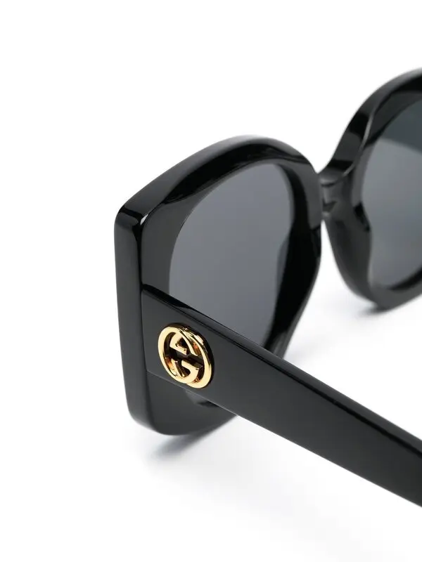 Gucci Oversized Sunglasses - Black