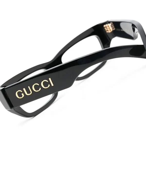 Gucci Logo Cat-eye Glasses