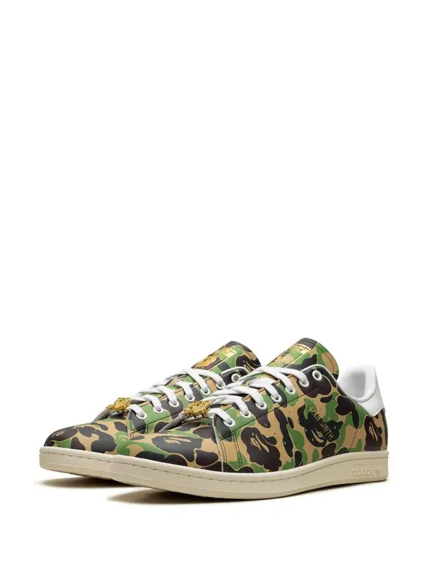 Adidas Stan Smith A Bathing Ape Abc Camo Sneakers