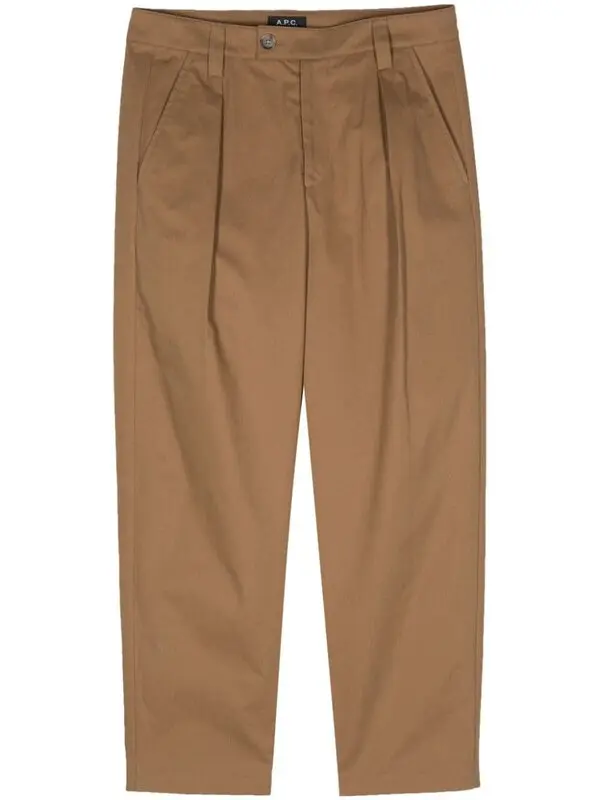 A.p.c. Renato Carrot-cut Trousers - Brown