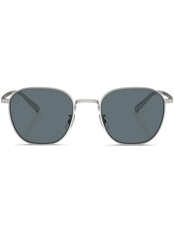 Oliver Spencer Rynn Square-frame Sunglasses - Silver