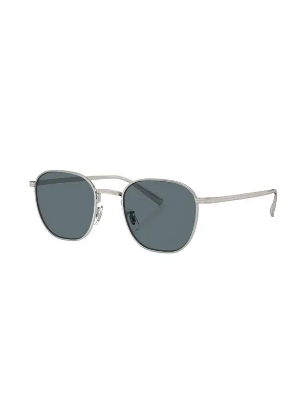 Oliver Spencer Rynn Square-frame Sunglasses - Silver