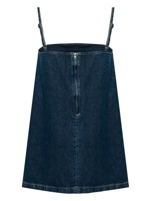 Reformation Stella Denim Mini Dress - Blue | Editorialist