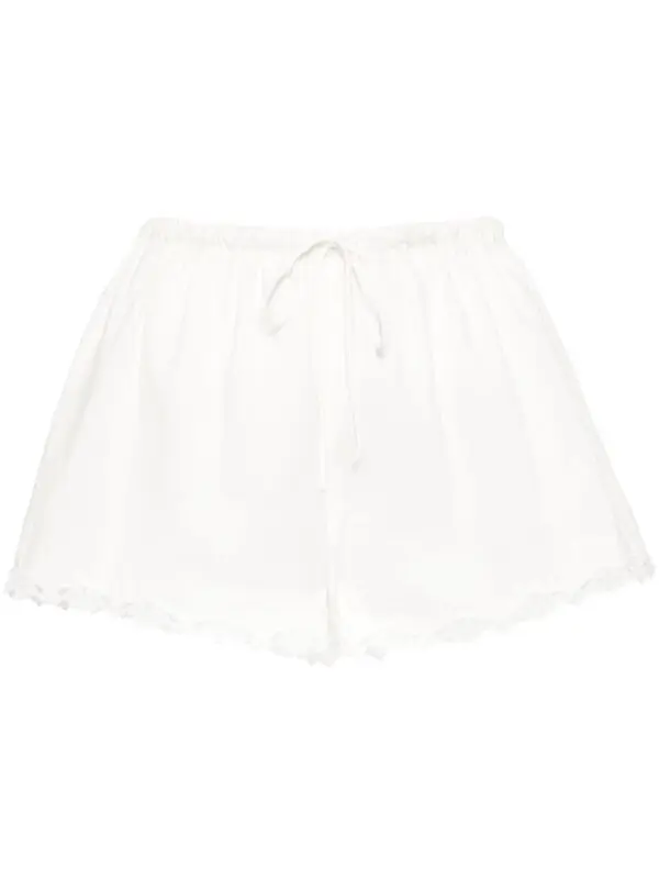 REFORMATION Marley Floral-lace Shorts