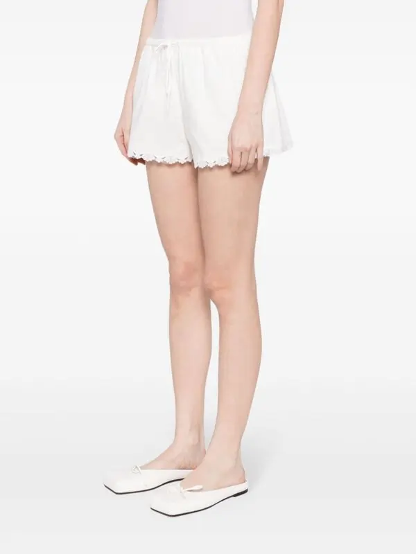 REFORMATION Marley Floral-lace Shorts