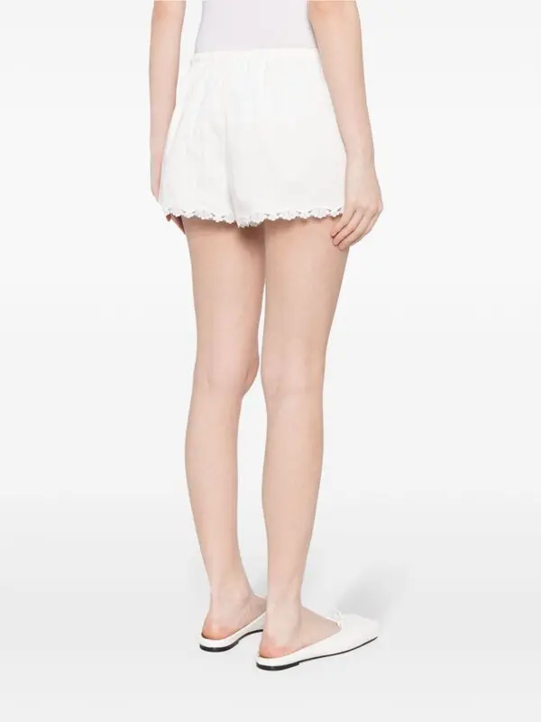 REFORMATION Marley Floral-lace Shorts