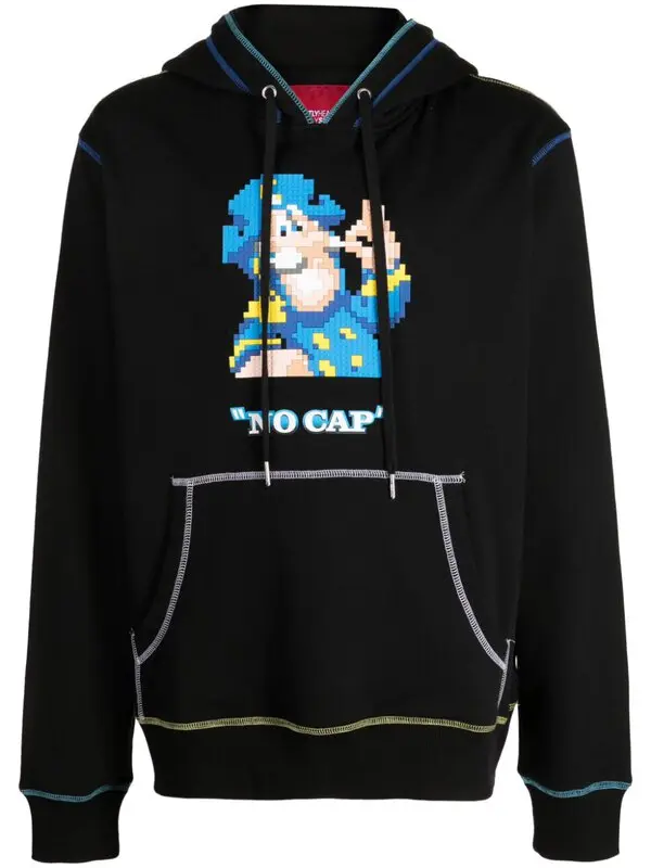 MOSTLY HEARD RARELY SEEN Graphic-print Cotton Hoodie