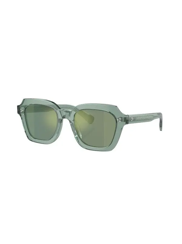 Oliver Spencer Kienna Square-frame Sunglasses - Green
