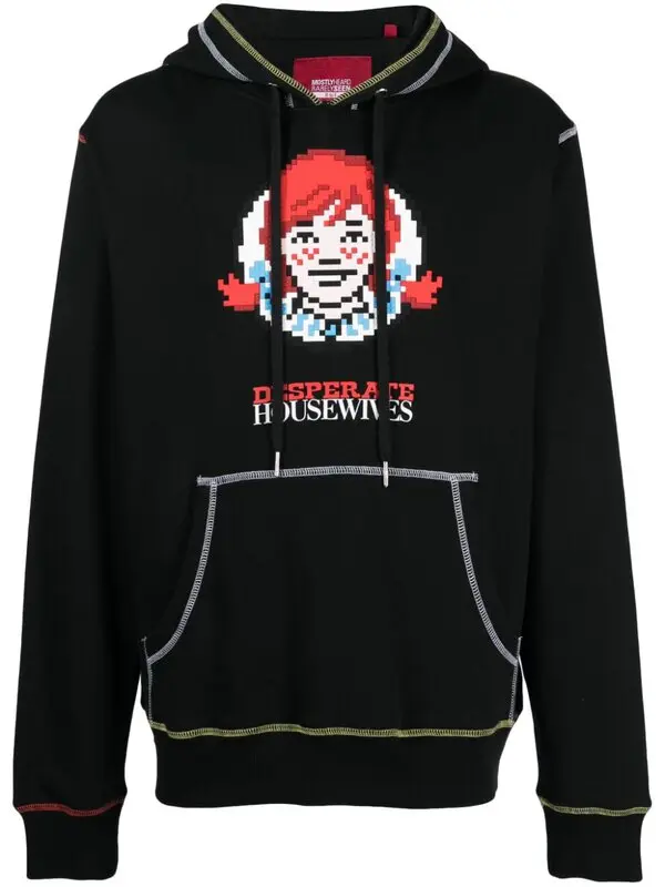 MOSTLY HEARD RARELY SEEN Graphic-print Cotton Hoodie