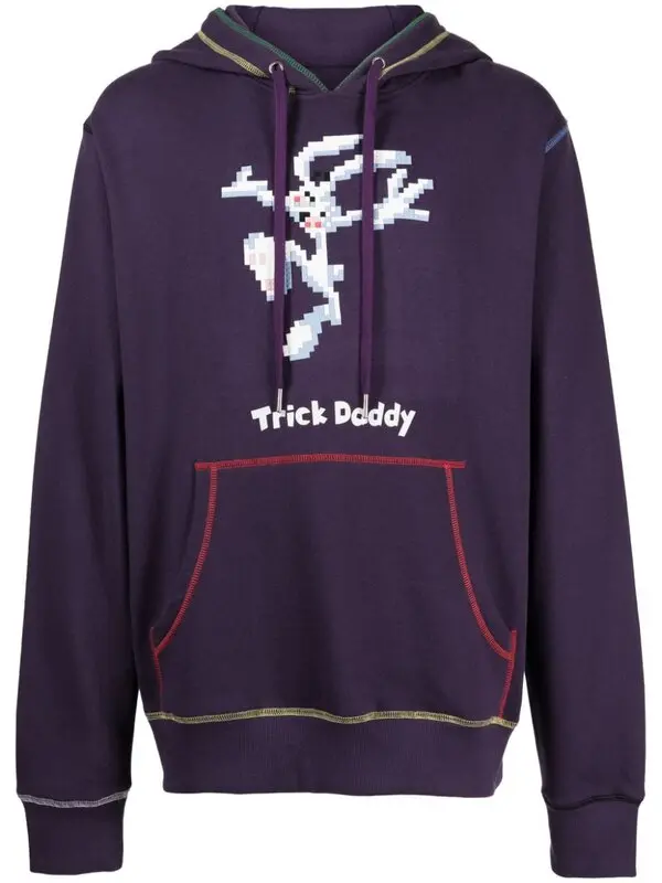 MOSTLY HEARD RARELY SEEN Graphic-print Cotton Hoodie
