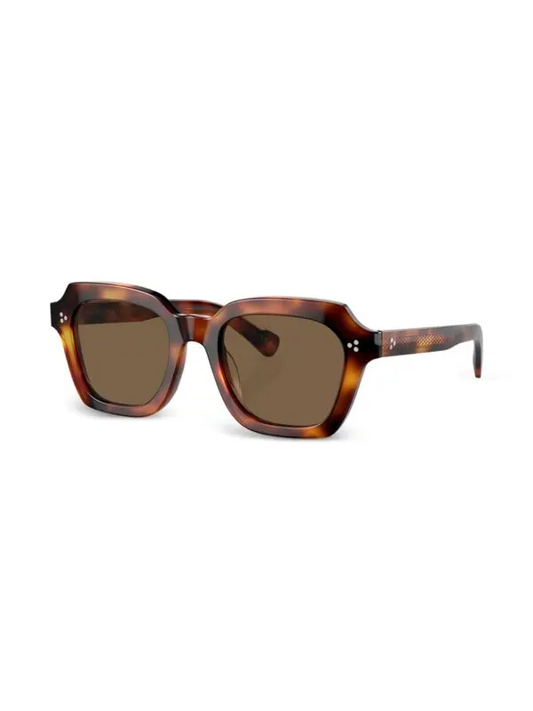Oliver Spencer Kienna Square-frame Sunglasses - Green