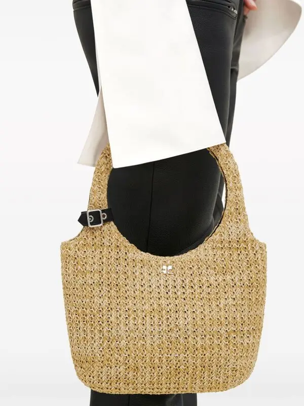 COURREGES Holy Shoulder Bag - Neutrals