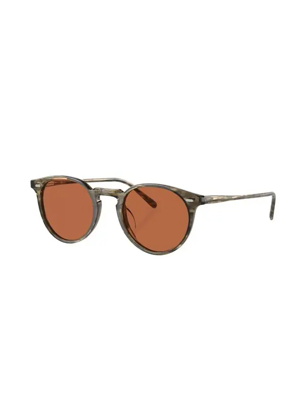 Oliver Spencer Round-frame Tinted Sunglasses