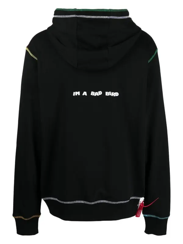 MOSTLY HEARD RARELY SEEN Graphic-print Cotton Hoodie