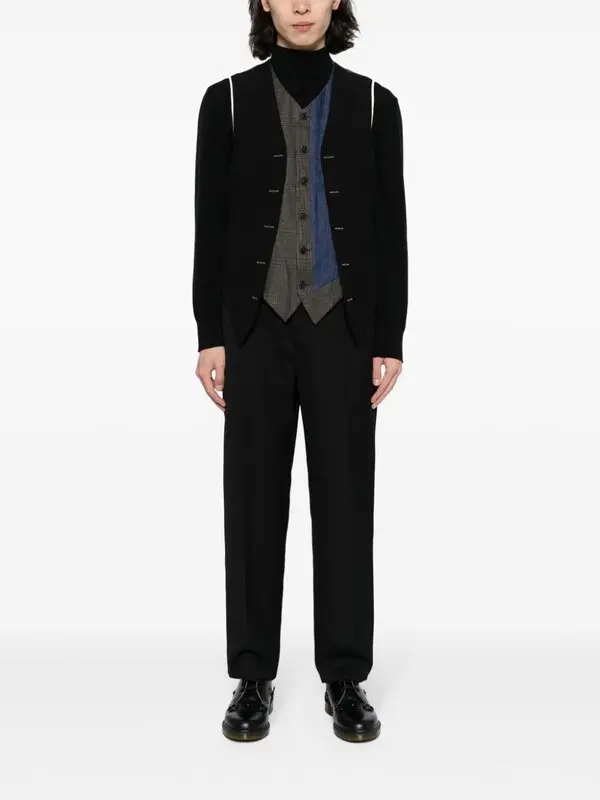 Yohji Yamamoto Layered-effect Waistcoat