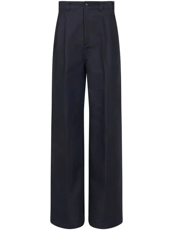 MAISON MARGIELA Wide-leg Tailored Trousers - Black