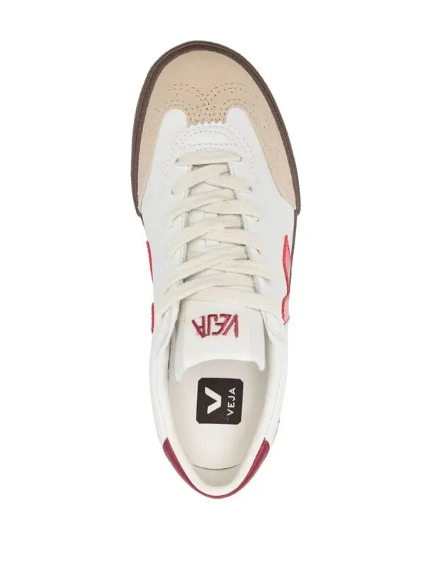 VEJA Volley Suede-panelled Sneakers - White