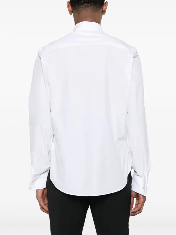 LANVIN Pintuck-detail Cotton Shirt