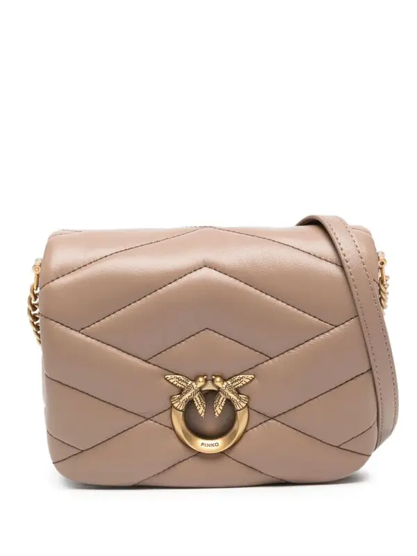 Pinko Love Click Quilted Shoulder Bag