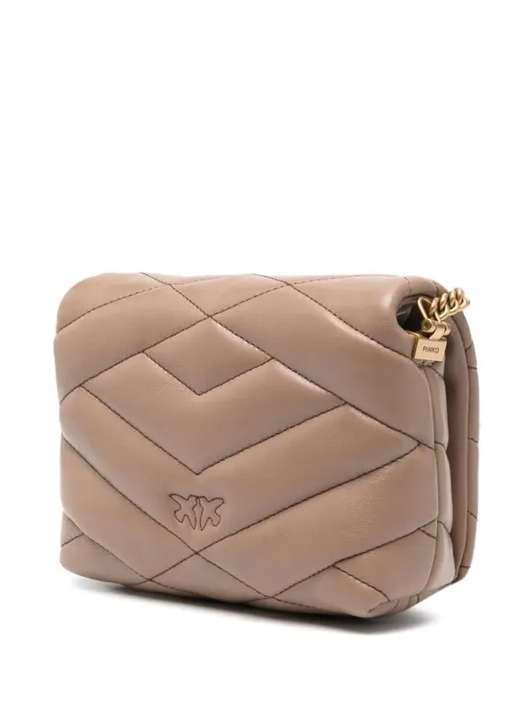 Pinko Love Click Quilted Shoulder Bag
