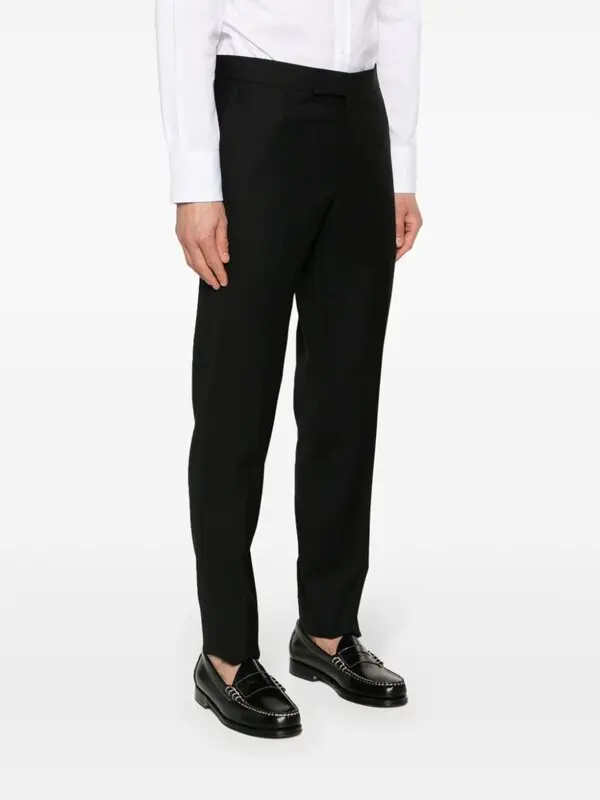 LARDINI Tapered Wool Trousers