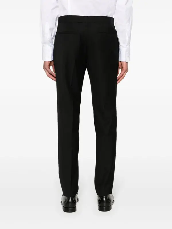 LARDINI Tapered Wool Trousers