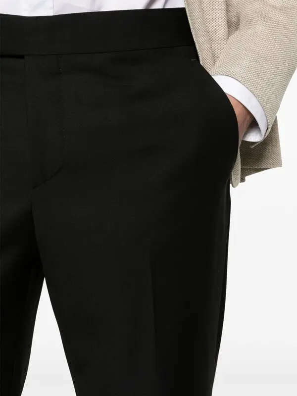 LARDINI Tapered Wool Trousers