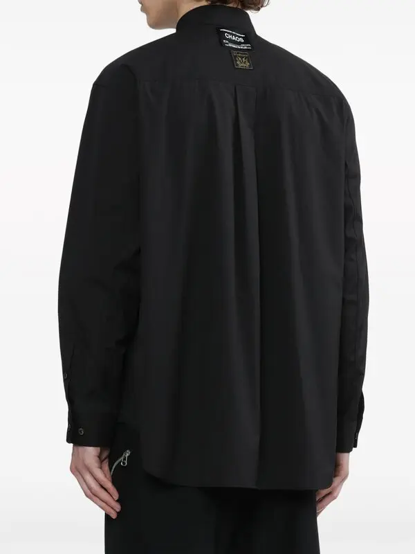 Undercover Logo-patch Cotton-blend Shirt