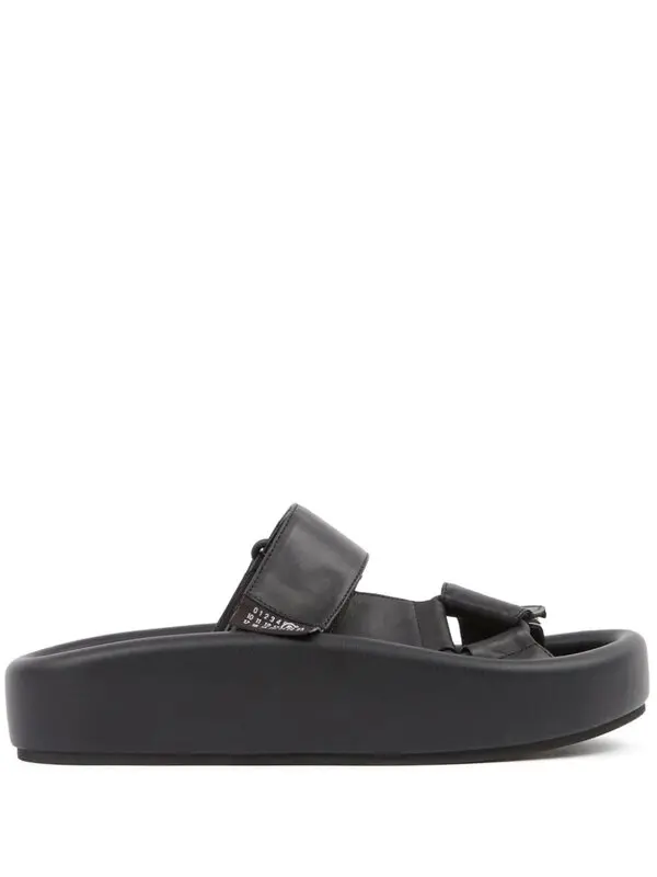 MAISON MARGIELA Webbing Leather Sandals - Black