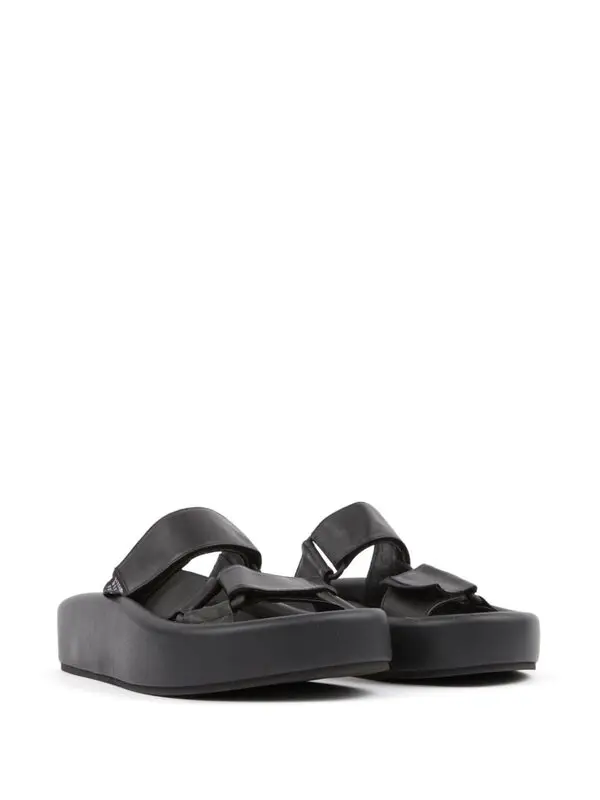 MAISON MARGIELA Webbing Leather Sandals - Black