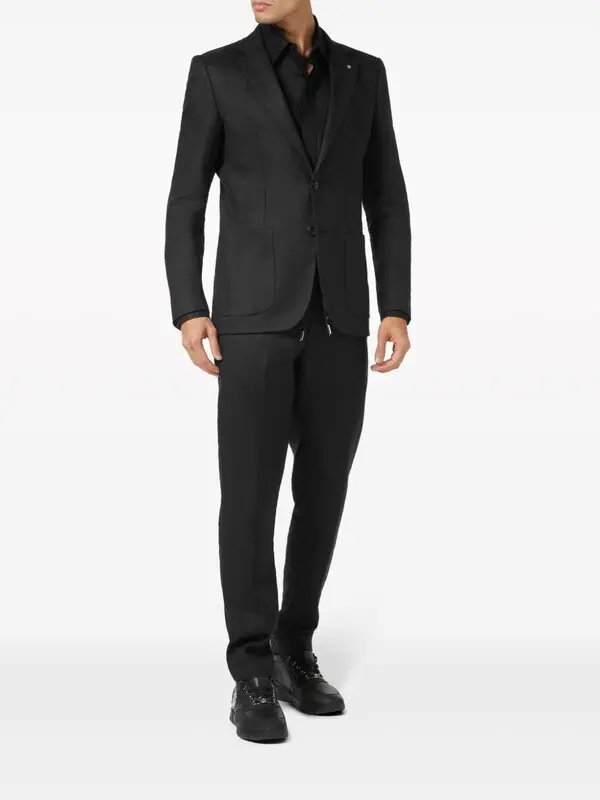 BILLIONAIRE Linen Single-breasted Blazer