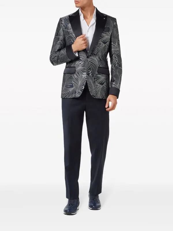 BILLIONAIRE Jacquard Single-breasted Blazer