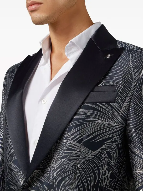 BILLIONAIRE Jacquard Single-breasted Blazer