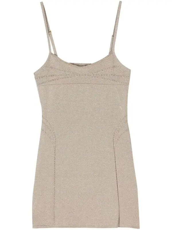 Jacquemus La Robe Fiesta Glitter Minidress