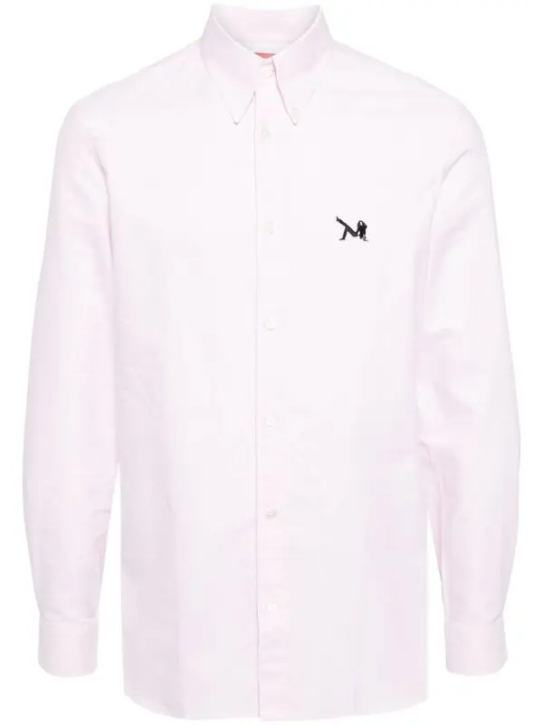 Calvin Klein Logo-appliqué Cotton Shirt